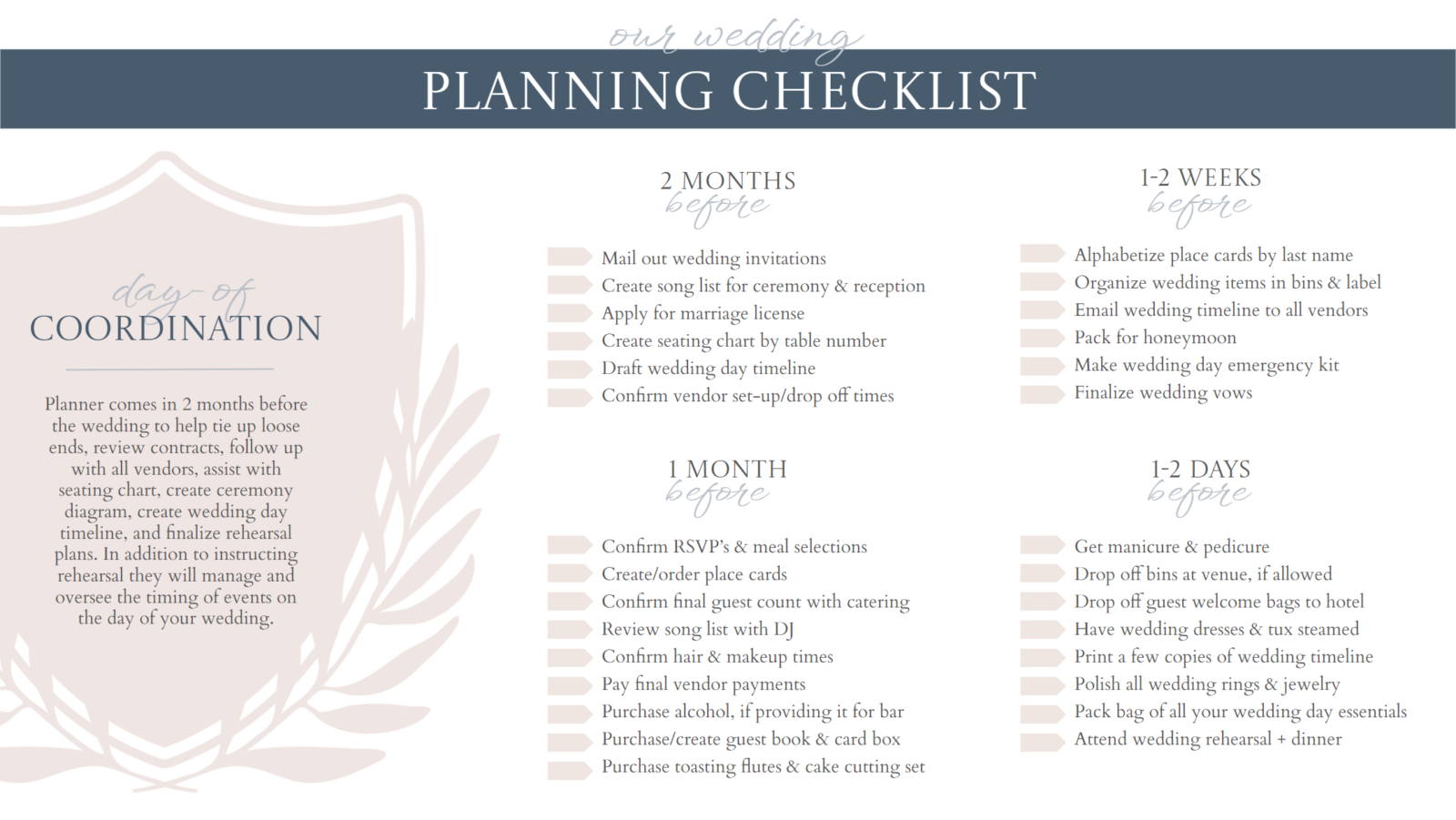 Wedding Planning: Partial vs Full - 11thhourco.com